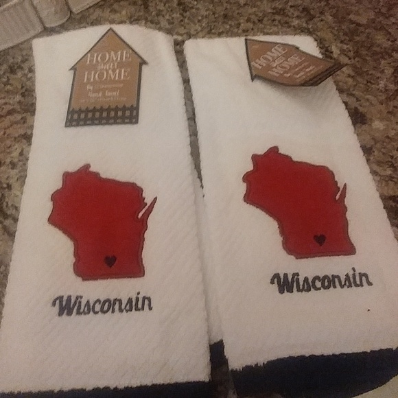 Home Sweet Home | Bath | Wisconsin Hand Towels Set Of 2 | Poshmark